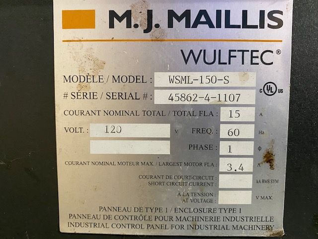 RR 712 Wulftec WSML-150-S Pallet Wrapper